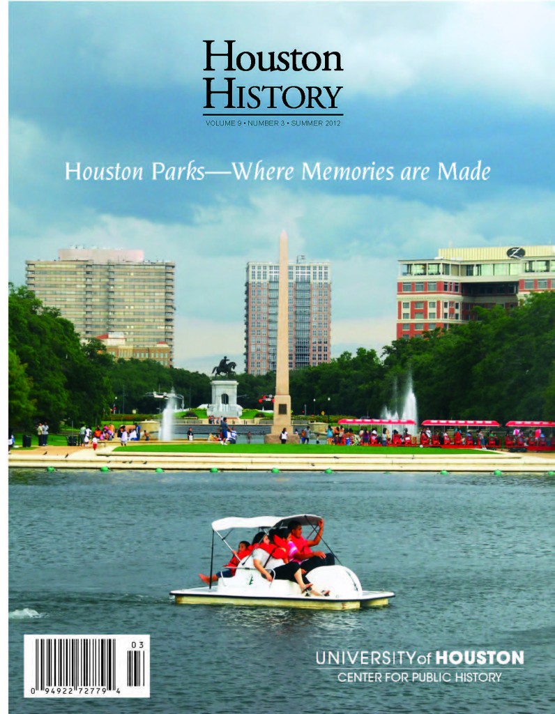 V 9 N 3 Houston Parks – Where Memories are Made | Houston History Magazine