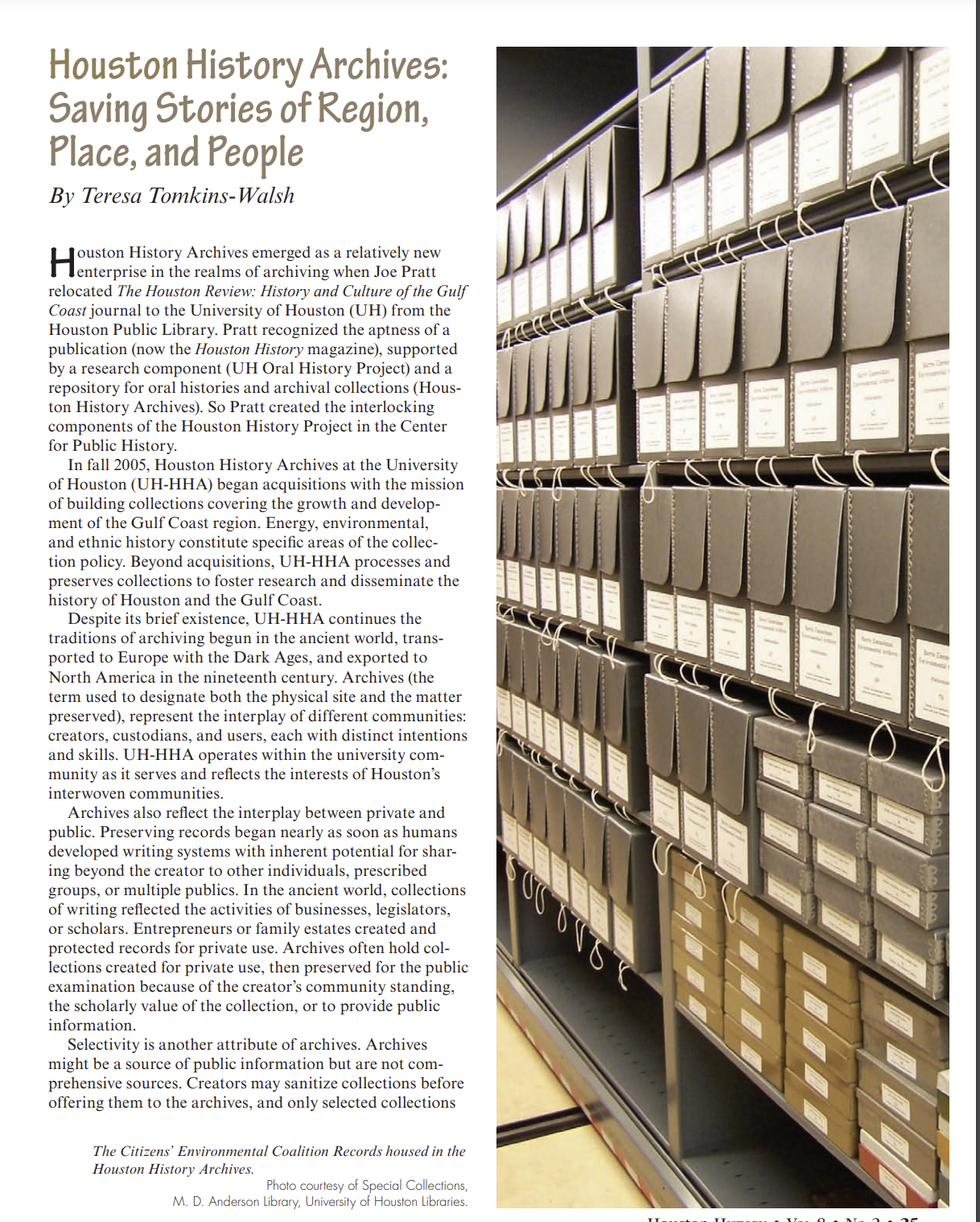 Houston History Archives: Saving Stories of Region, Place and People ...